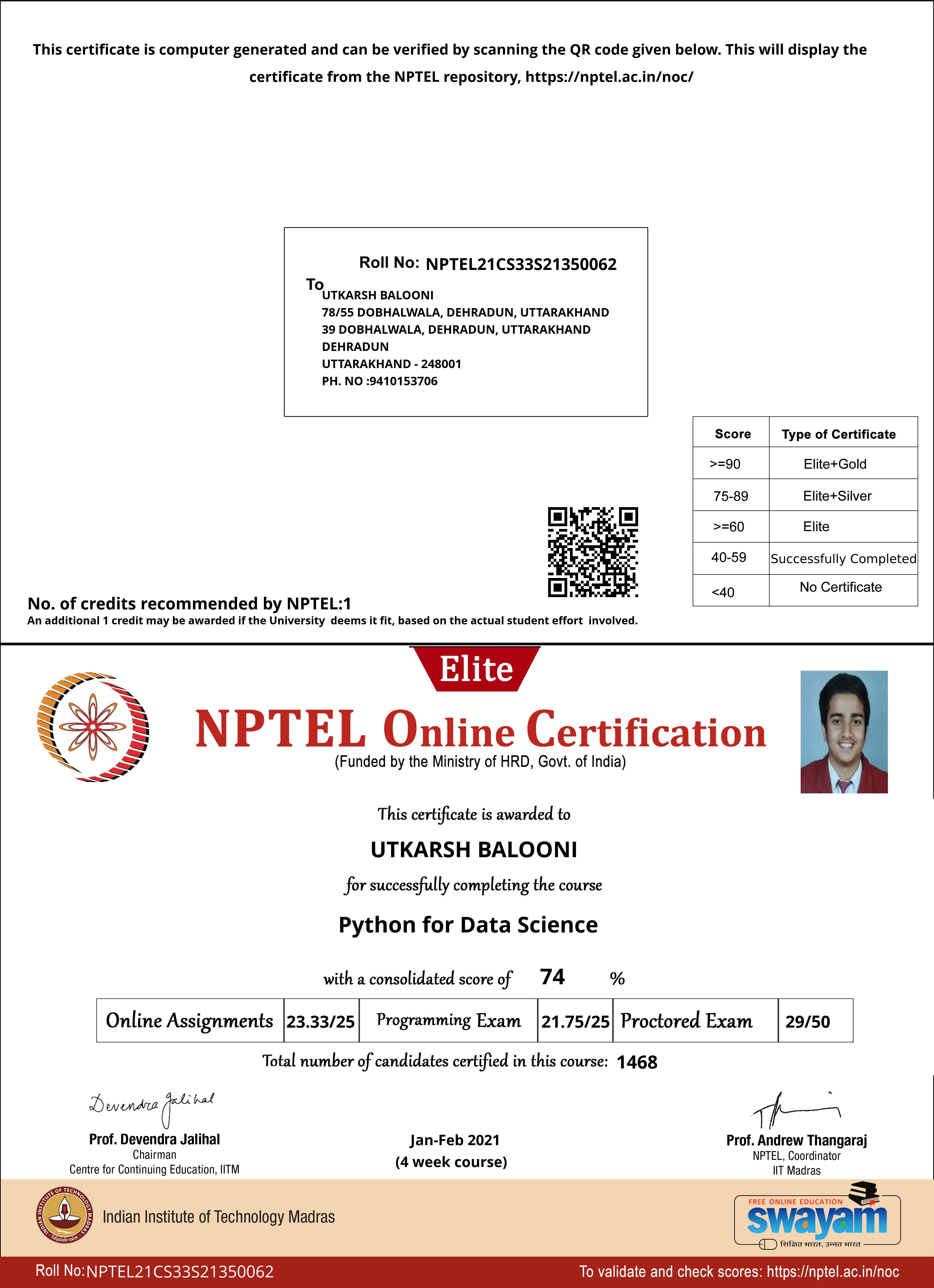 Certifications - Homepage